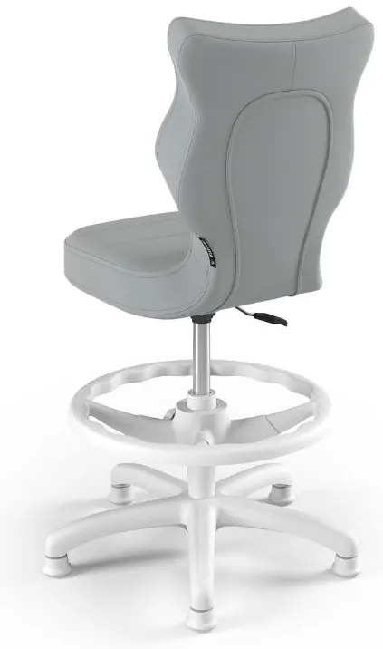 Ergonomická otočná židle pro děti k psacímu stolu ŠEDÁ Zvolte rozměr: dítě 119 - 142 cm (výška stolu 71 - 82 cm)
