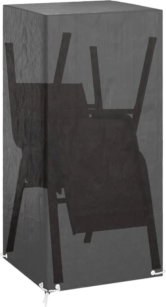 Plachty na zahradní židle 2 ks 8 oček 75 x 70 x 140 cm PE 3155388