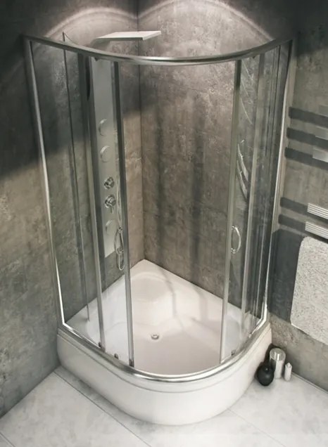 Sprchový kout REA IMPULS PLUS - 80 x 100 x 195