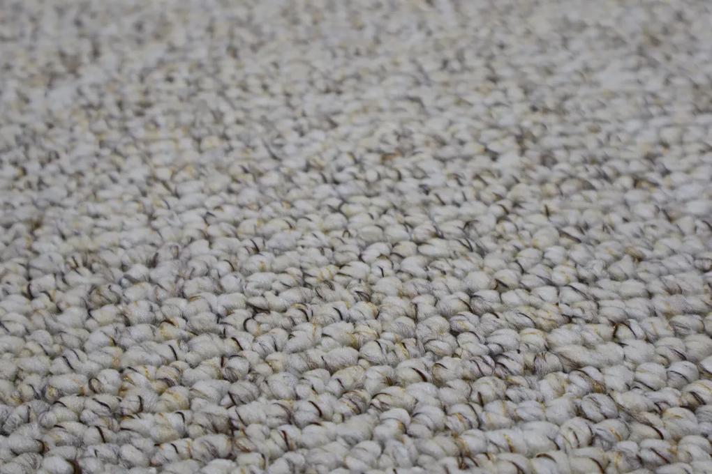 Vopi koberce Kusový koberec Wellington béžový kruh - 80x80 (průměr) kruh cm