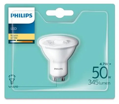 Philips | LED Žárovka Philips GU10/4,7W/230V 2700K | P4716