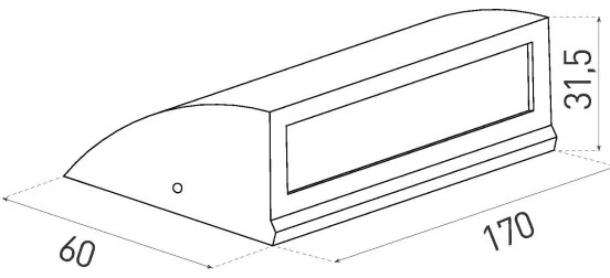 LED Venkovní nástěnné svítidlo LED/6W/230V IP54