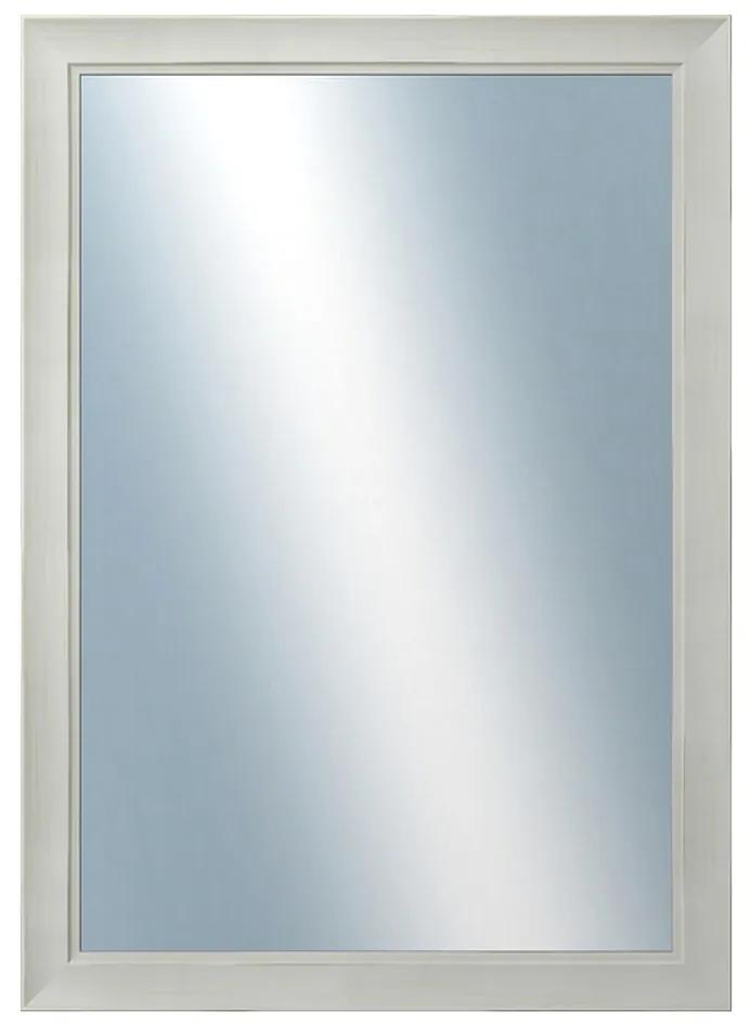 DANTIK - Zarámované zrcadlo - rozměr s rámem cca 50x70 cm z lišty ANDRÉ velká bílá (3155)