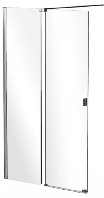 BESCO Walk-in sprchový kout VAYO BARVA rámu - Chrom/Leštěný hliník (ALU), Rozměr A - 130 cm, Rozměr C - 200 cm, Směr zavírání - Univerzální Levé / Pravé, Výplň - Čiré bezpečnostní sklo - 8 mm BCVAYO130CC