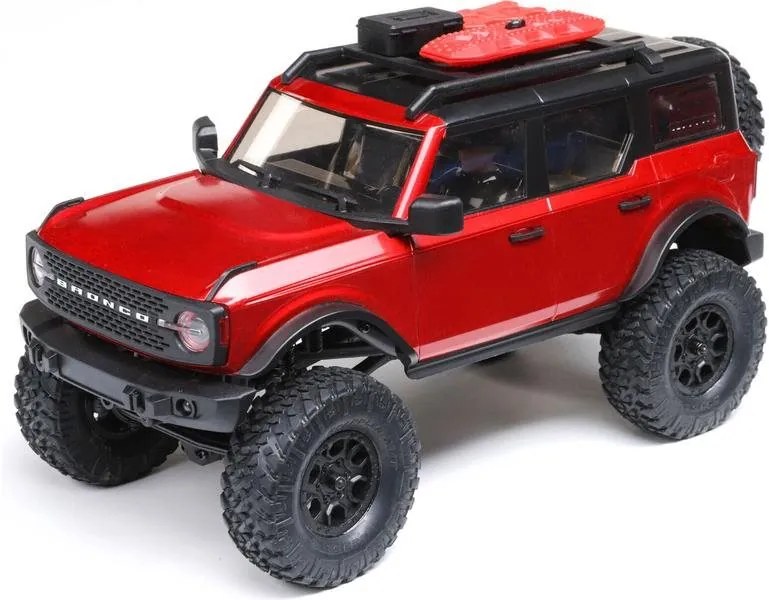 Rc auto axial scx24 ford bronco 2021 1:24 4wd rtr červený