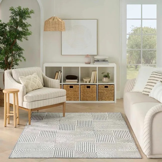 Koberec NATURAL TEXTURE charcoal / ivory