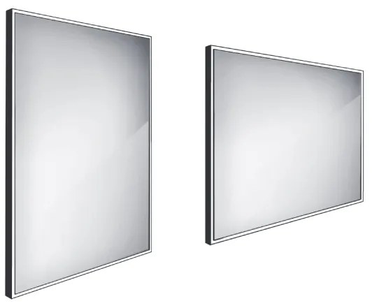 Nimco Černé LED zrcadlo 600x800 - ZPC 13002-90