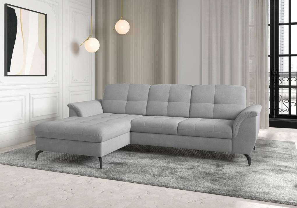 XXXLutz ROHOVÁ SEDAČKA, textil, šedá Sit & More - Sedací soupravy - 000144013350