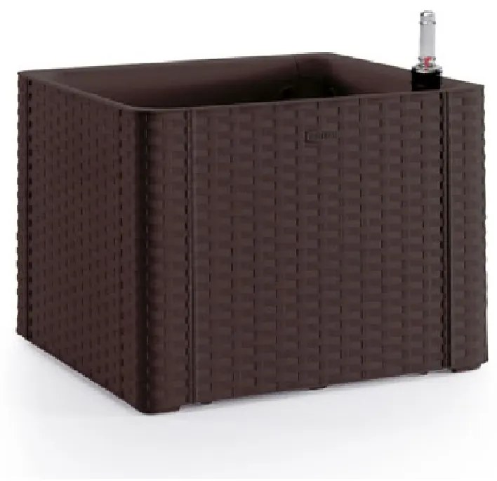 STEFANPLAST Truhlík samozavlažovací Natural Deluxe 35 l, hnědý