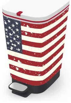 KIS koš na odpad Chic Bin M, American Flag, 30 L