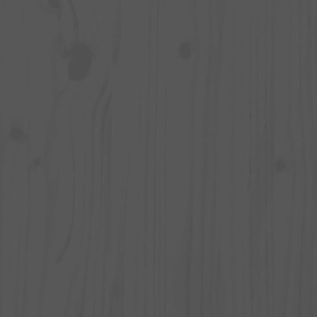 Botník šedý 110 x 38 x 45,5 cm masivní borovice - Default Title