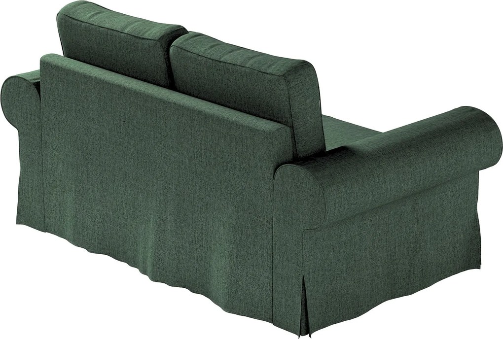 Potah na pohovku IKEA Backabro 2-místná, rozkládací barva zelená látka pletený vzor