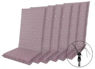 Doppler ART 4043 vysoký – set 6 ks - polstry na židli a křeslo