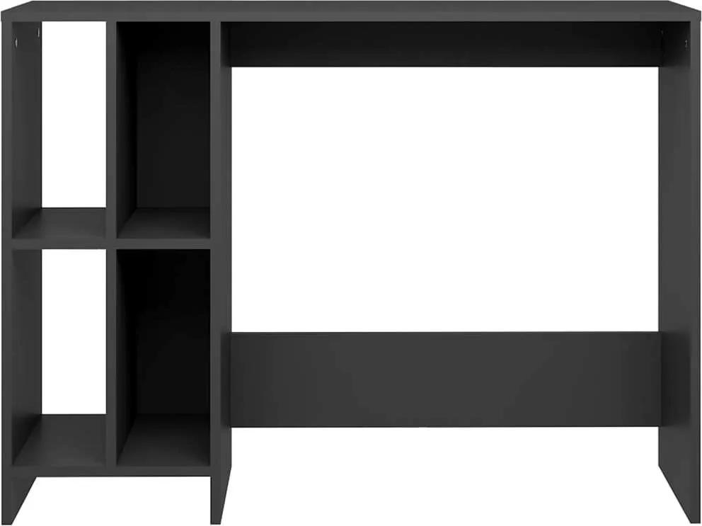vidaXL Stůl na notebook 102,5 x 35 x 75 cm kompozitní dřevo [808343] Barva: Černá