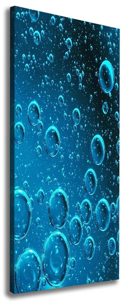 Wallmuralia Foto obraz na plátně Bubliny nad vodou 50x125 cm
