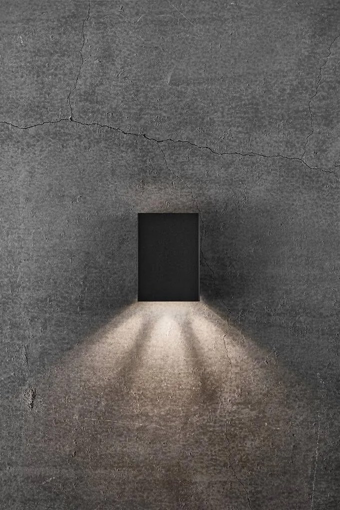 NOR 2019041003 Venkovní nástěnné svítidlo Fold 10 2x3,5W LED černá čirá - NORDLUX