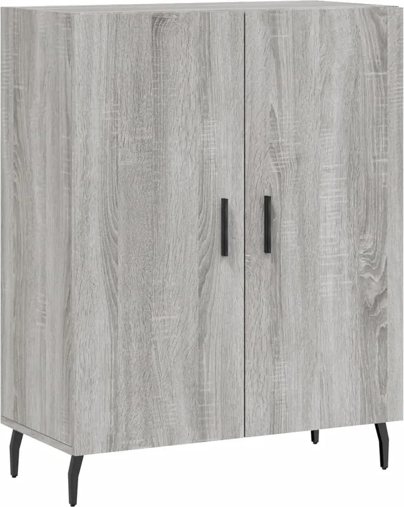 Skříň highboard šedá sonoma 69,5 x 34 x 180 cm kompozitní dřevo 3189275