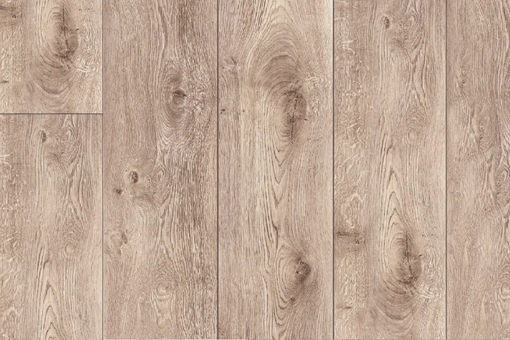 Beauflor, PVC podlaha - lino Texalino Supreme 697 D Texas Oak - dub, na míru, šíře 5m, hnědá, filc, chodba / předsíň