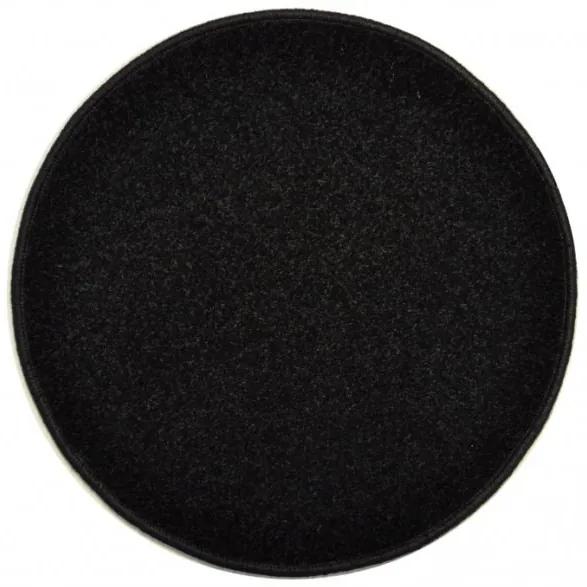 Eton černý koberec kulatý průměr 400 cm