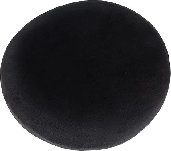 Bellatex Povlak na sedák anatomický z Líné - Visco pěny - POUZE POVLAK Černá 40 cm, (průměr), výška 10 cm