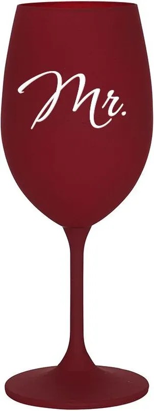 MR. - bordo sklenice na víno 350 ml