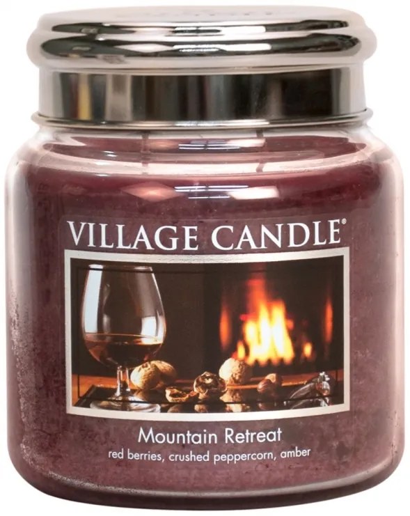 Village Candle Vonná svíčka ve skle, Víkend na Horách - Mountain Retreat, 16oz
