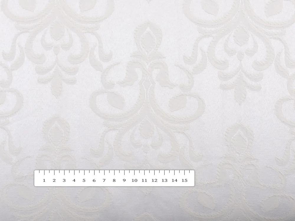 Biante Dekorační běhoun na stůl PM-076 Zámecký vzor na smetanovém 20x140 cm