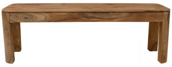 Indický nábytek - Lavice Tina 175x40 z masivu palisandr Super natural