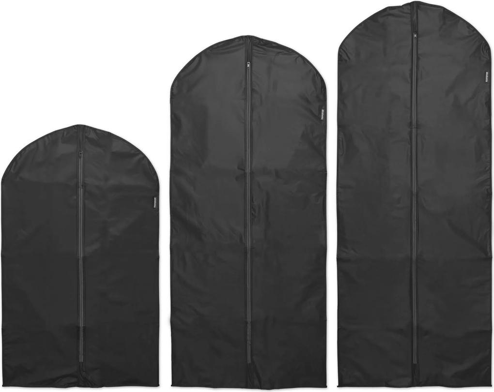 Ochranné obaly na oděvy Brabantia M, L, XL černé 3 ks