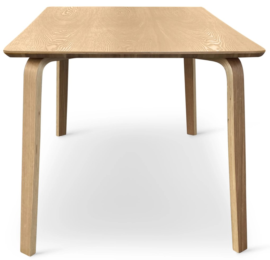 Dřevěný jídelní stůl Zaha v dekoru dubu 150x90 cm - 2. jakost