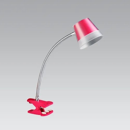 KLIPOVÁ RŮŽOVÁ LED LAMPA PREZENT VIGO 26051