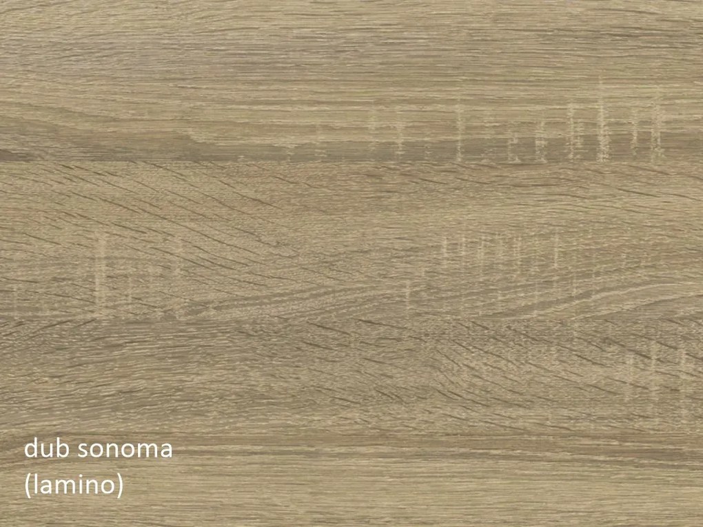 PIASKI SKŘÍNĚ Šatní skříň - MAJA ALU 1/180, dub sonoma