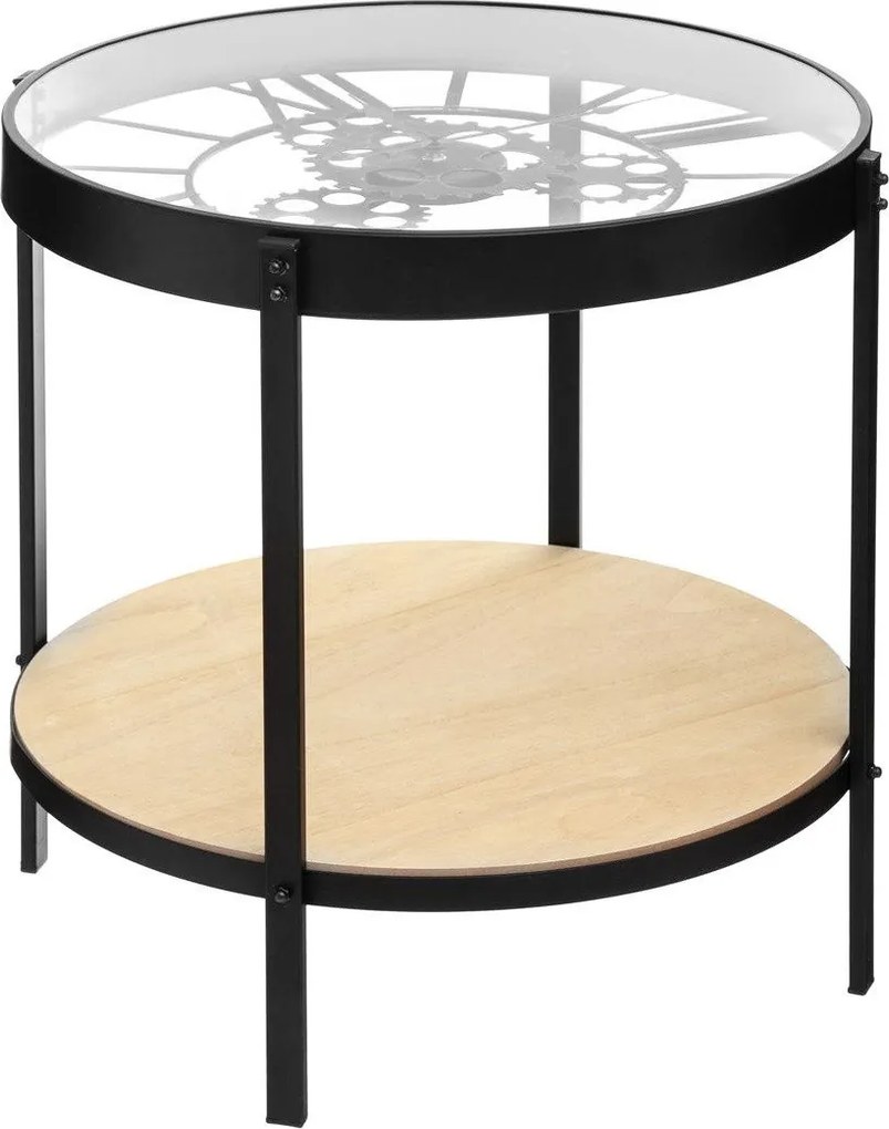 Odkládací stolek do obývacího pokoje MECA, průměr 49 cm