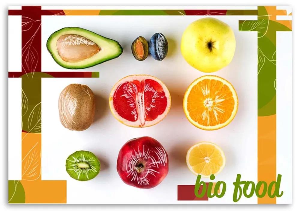 Gario Obraz na plátně Chutné BIO ovoce Rozměry: 60 x 40 cm