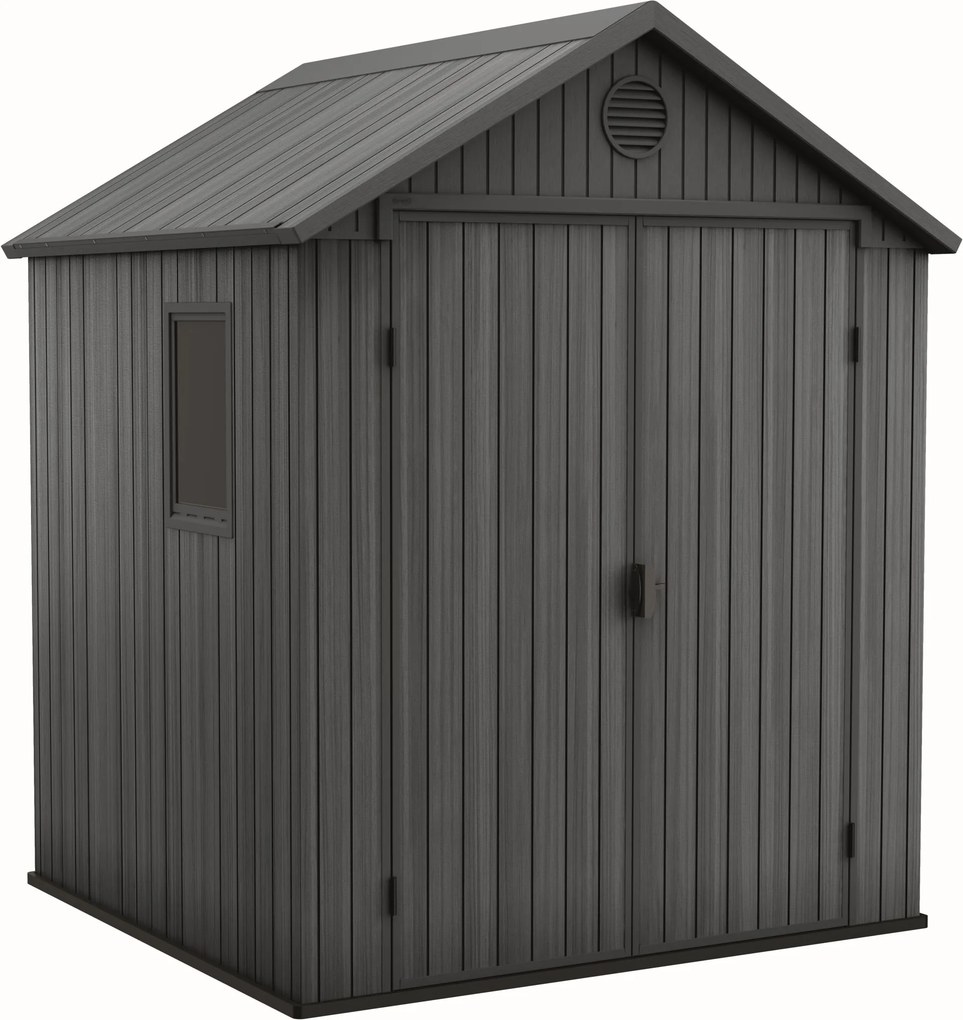 KETER DARWIN 6 x 6 zahradní domek, 190 x 182 x 221 cm, šedý 17210353