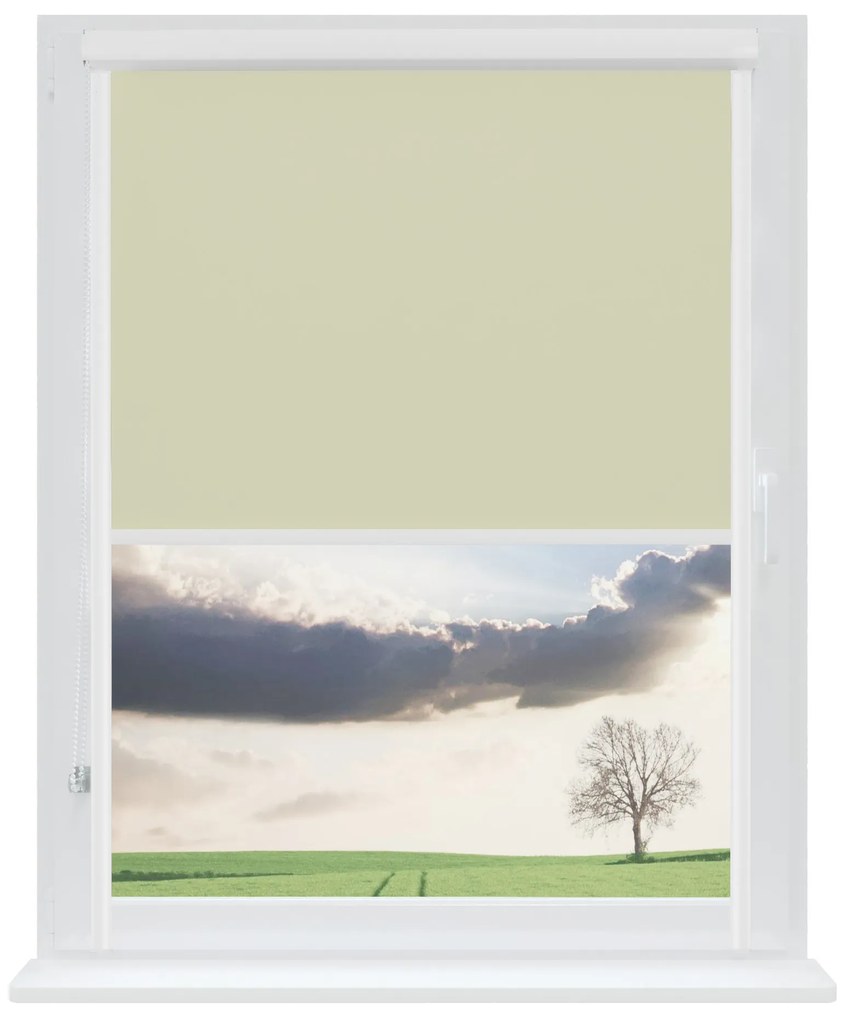 Dekodum Zatemňovací roleta v bílé kazetě, barva látky Pearl Šířka (cm): 58, Výška (cm): Standardní (do 150 cm), Strana mechanismu: Levá