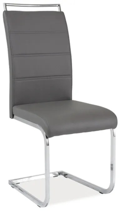 SIGNAL Jídelní židle - H-441, ekokůže, různé barvy na výběr Čalounění: šedá (ekokůže)