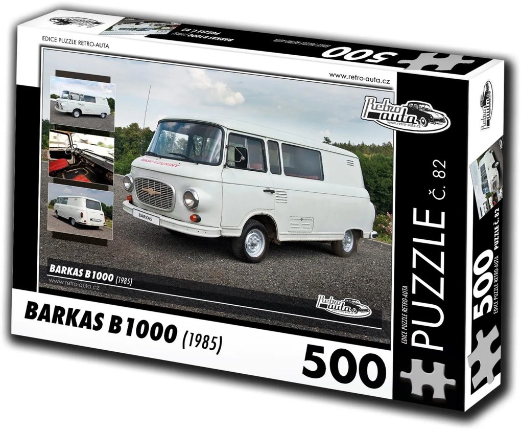 Puzzle retro-auta puzzle č. 82 barkas b 1000 (1985) 500 dílků
