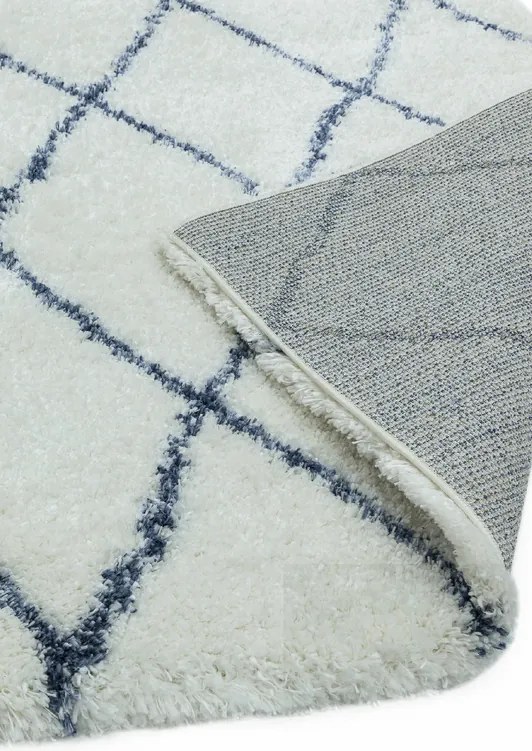 Modrý koberec Bardie Cream Blue Rozměry: 80x240 cm