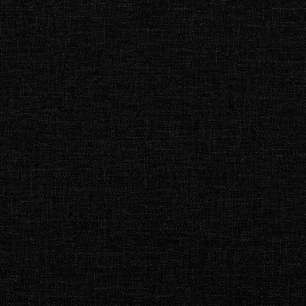 Rozkládací pohovka černá textil - Default Title