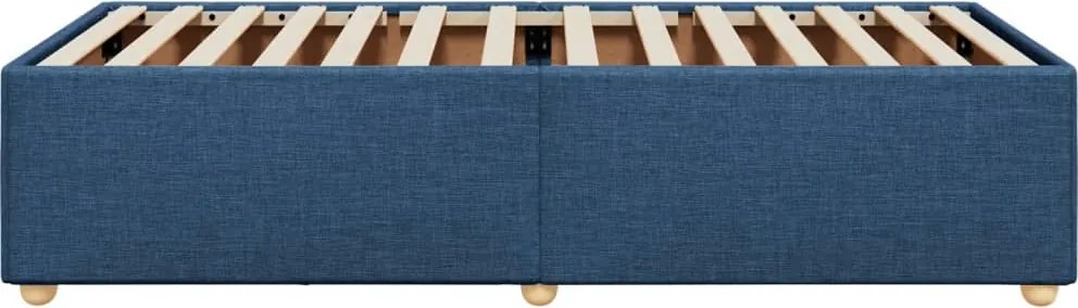 Rám postele bez matrací modrá 100x200 cm textil 3284714