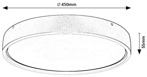 Rabalux 71289 - LED Stropní svítidlo DEWSON LED/37W/230V