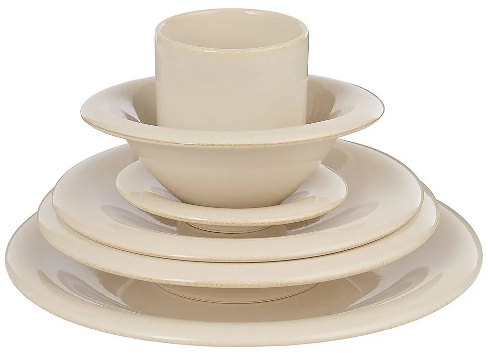 BON TON Talíř 22 cm - béžová