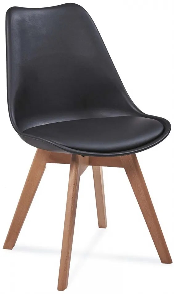 Skandinávská židle FORD černá