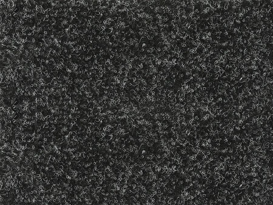 AKCE: 100x100 cm Metrážový koberec Santana 50 černá s podkladem resine - Rozměr na míru bez obšití cm