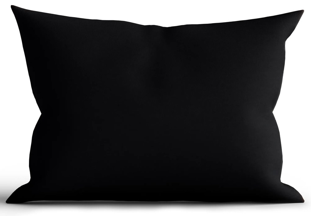 MK Lůžkoviny Bavlněný povlak na polštář Renforcé 40 x 60 cm - Jasmine černá