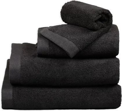 SCANquilt ručník SOFT černá 50 x 100 cm