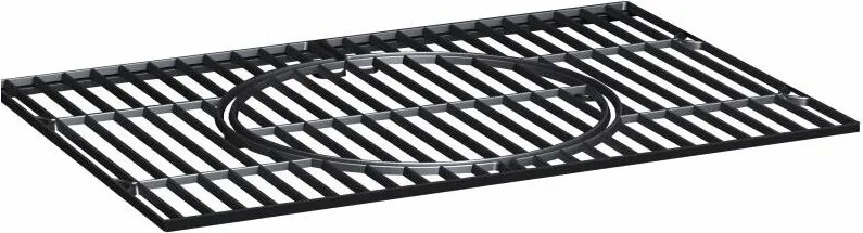 Avenberg Multifunkční BBQ gril Genius + litinový rošt + tál + pizza kámen, 70 x 103 x 105 cm