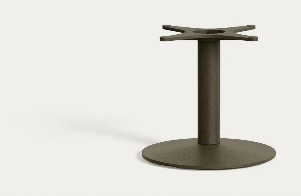 Kulatý zahradní konferenční stolek s betonovou deskou ø 70 cm Esilda – Kave Home