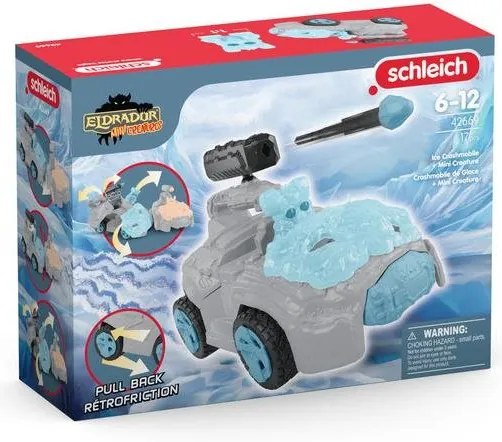 Schleich 42669 eldrador creatures pancéřové vozidlo z ledu s ministvořením